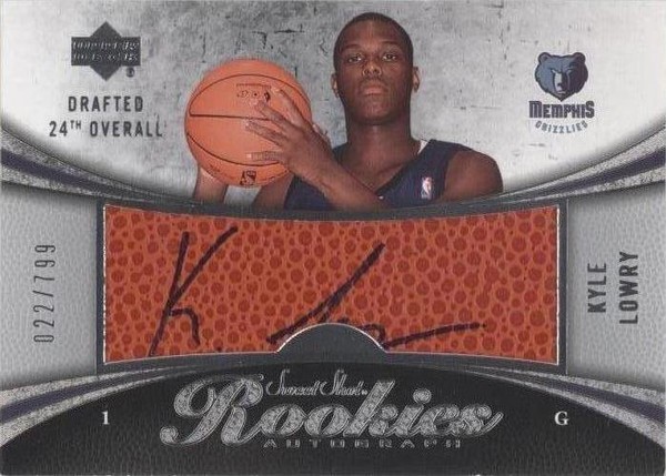 2006-07 Upper Deck Sweet Shot - Rookies Autograph #93 Kyle Lowry /799 ...