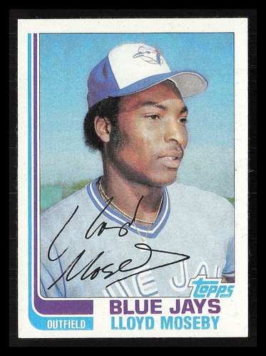 Lloyd Moseby 1982 Topps #223 Toronto Blue Jays | eBay