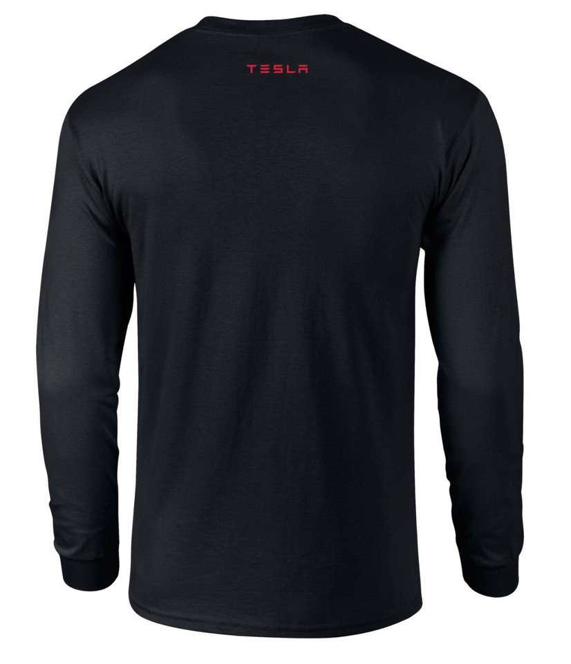 Tesla Fashion Men Women Long Sleeve Adult T-shirt Cotton NEW | eBay