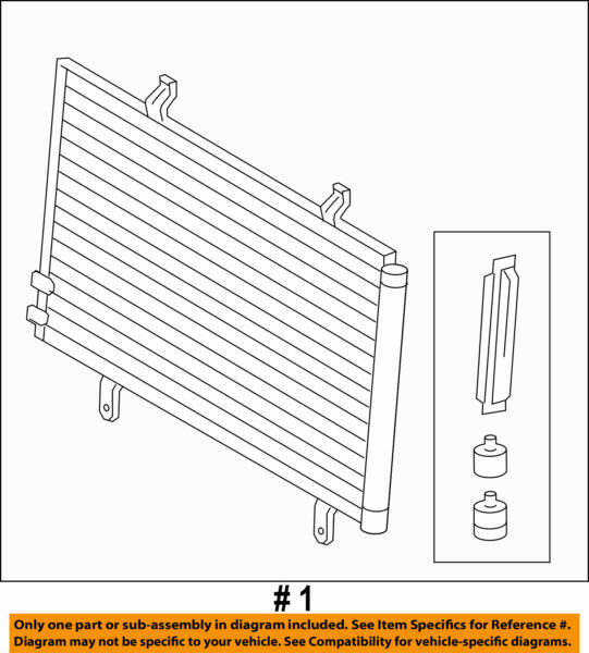 88460-33100 Toyota Condenser assy, cooler 8846033100, New Genuine OEM ...