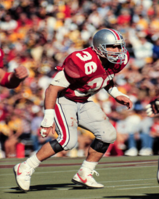 8x10 Chris Spielman GLOSSY PHOTO photograph picture ohio state osu ...
