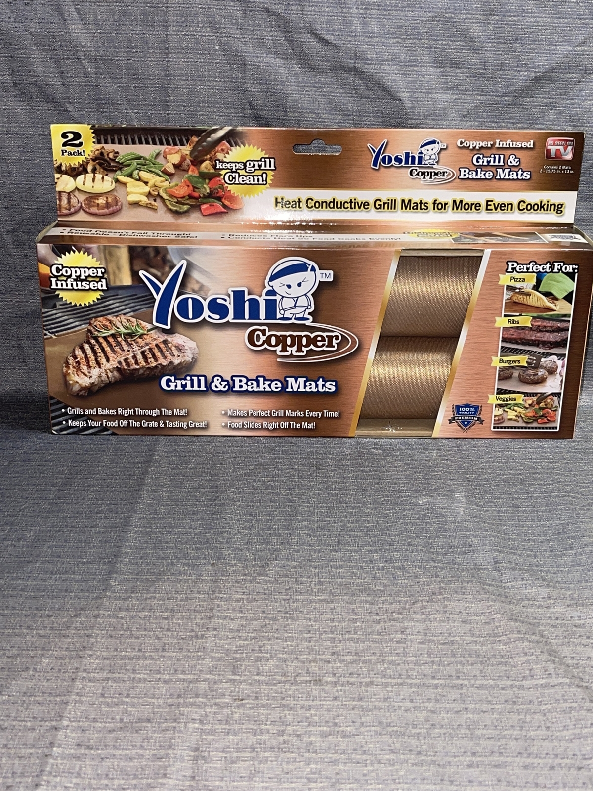 YOSHI GRILL & BAKE MATS (2 Pack), Copper 754502033799| eBay