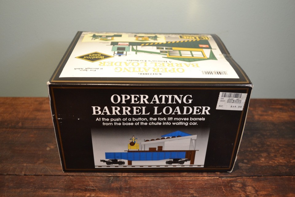 K Line Electric Trains Reading Co Operating Barrel Loader K-0124 RDG ...