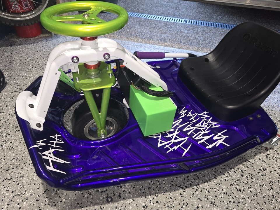razor crazy cart Custom Race Slick 8x3.00-4 Front Wheel STD/XL Wheel ...