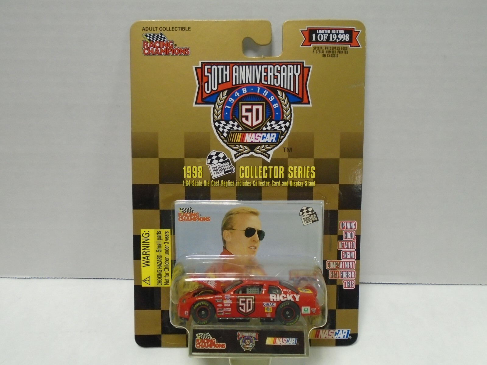 RIcky Rudd Hendrick Motorsports Racing Champions 1998 Presspass ...