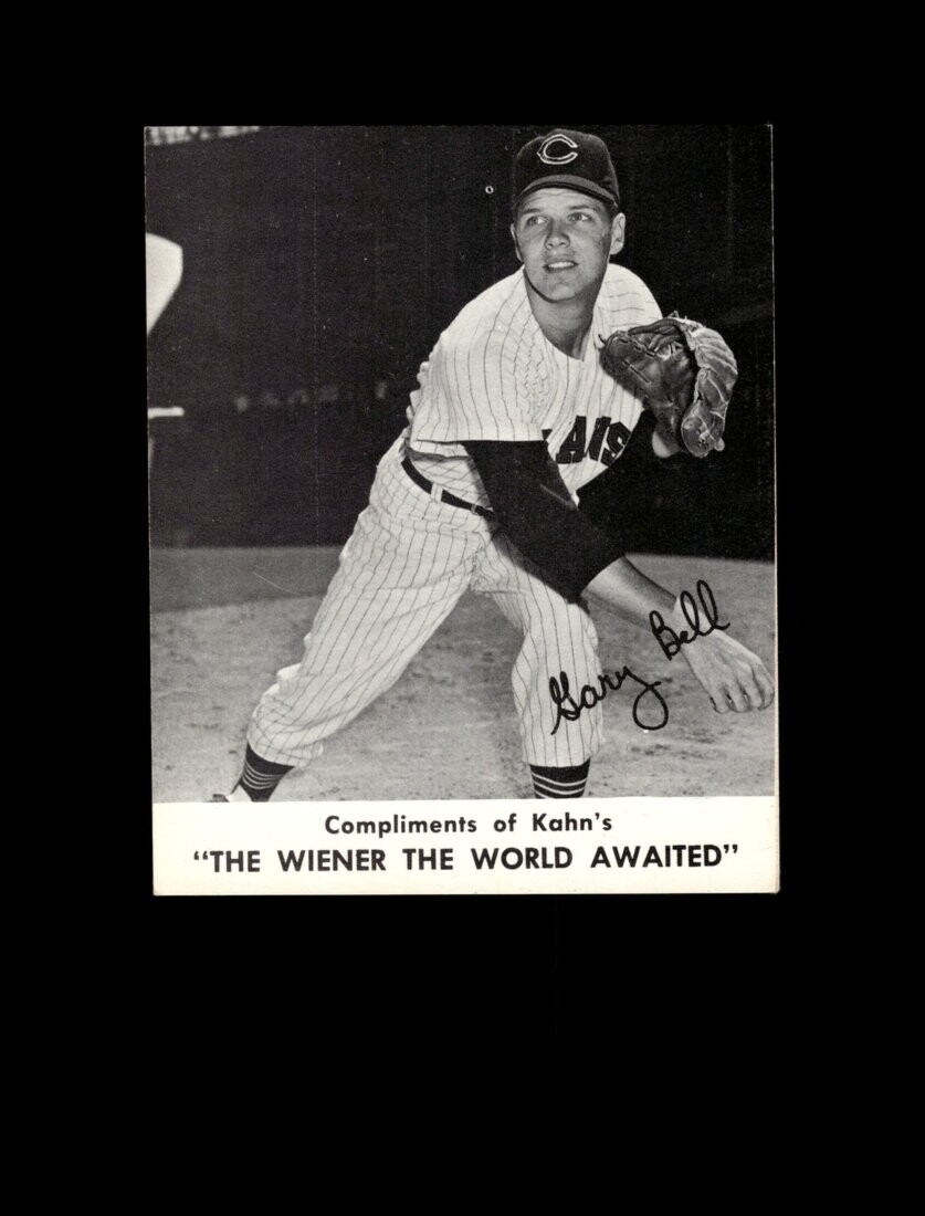 1961 Kahn's Wieners Set-Break Gary "Ding Dong" Bell EX-EXMINT *GMCARDS ...