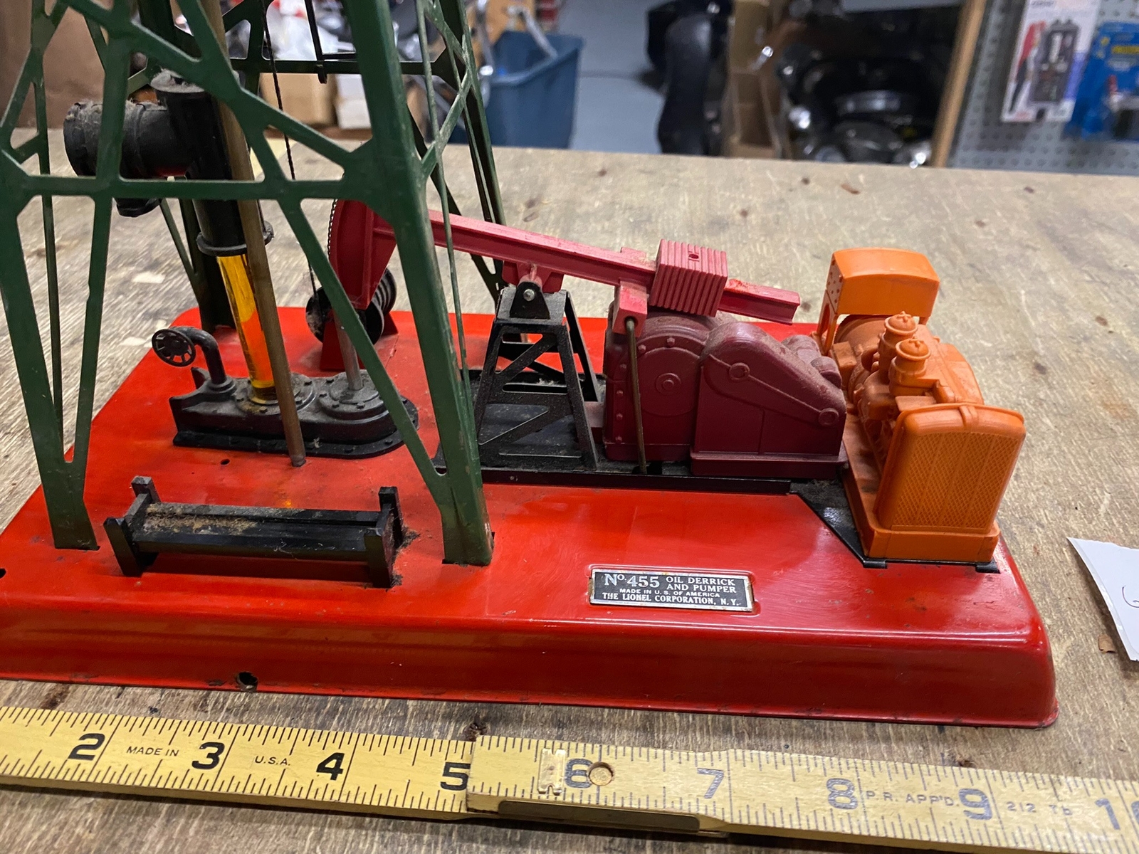 Lionel Oil derrick pumper no. 455 Buildings Bridges Display Post War ...