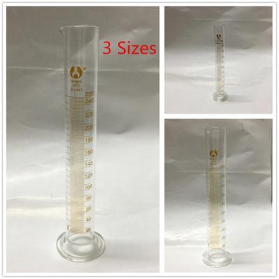 100-500ml Glass Measuring Graduated Cylinder Beaker Cup Laboratory ...