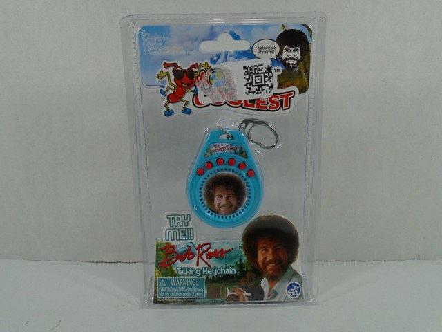 Super Impulse Bob Ross Talking Keychain 12item Assorted Carton for sale ...