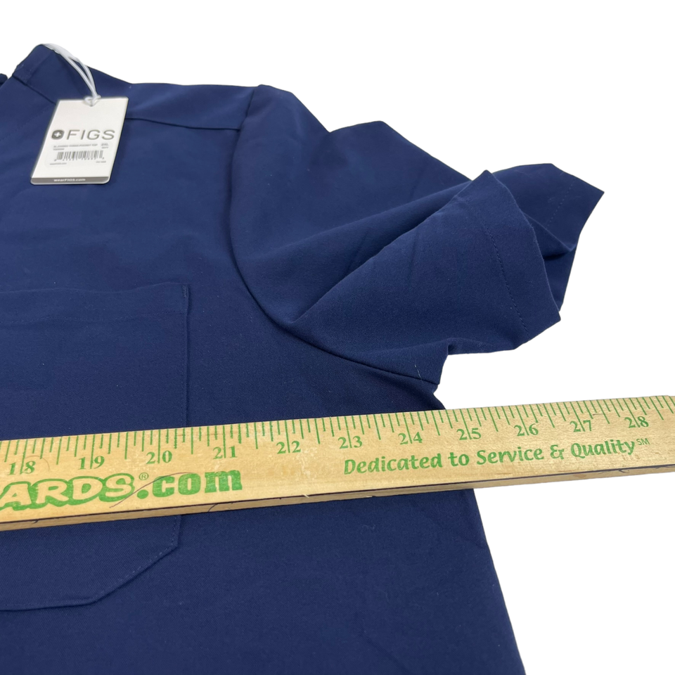 Figs Tactical Scrubs Top Sz 2xL Womens Mens Navy Blue Pockets | eBay