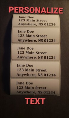 25 Personalized Return Address Labels FREE Shipping | eBay