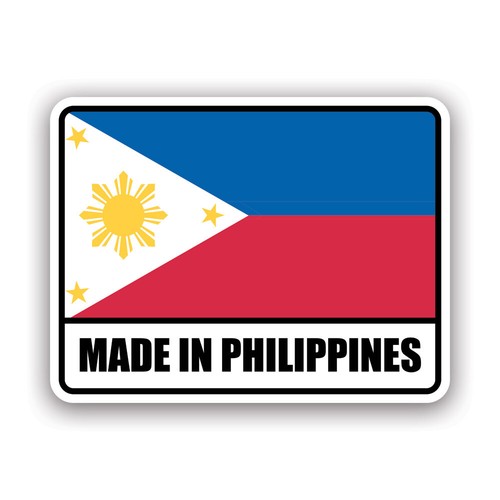 Made in Philippines Sticker Decal - Weatherproof - filipino pinoy star ...