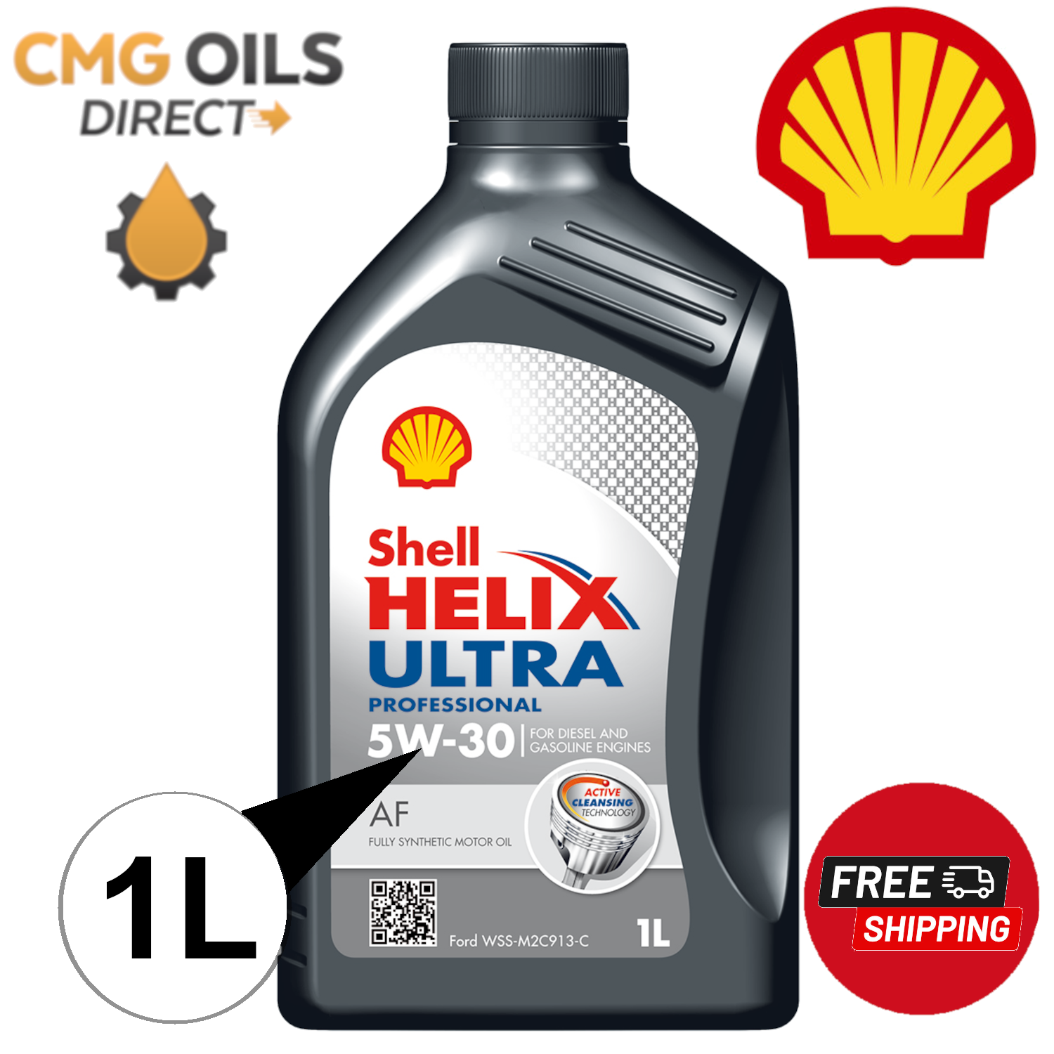 SHELL HELIX ULTRA PROFESSIONAL AF *5W30* ACEA A5/B5 * FULLY SYNTHETIC ...