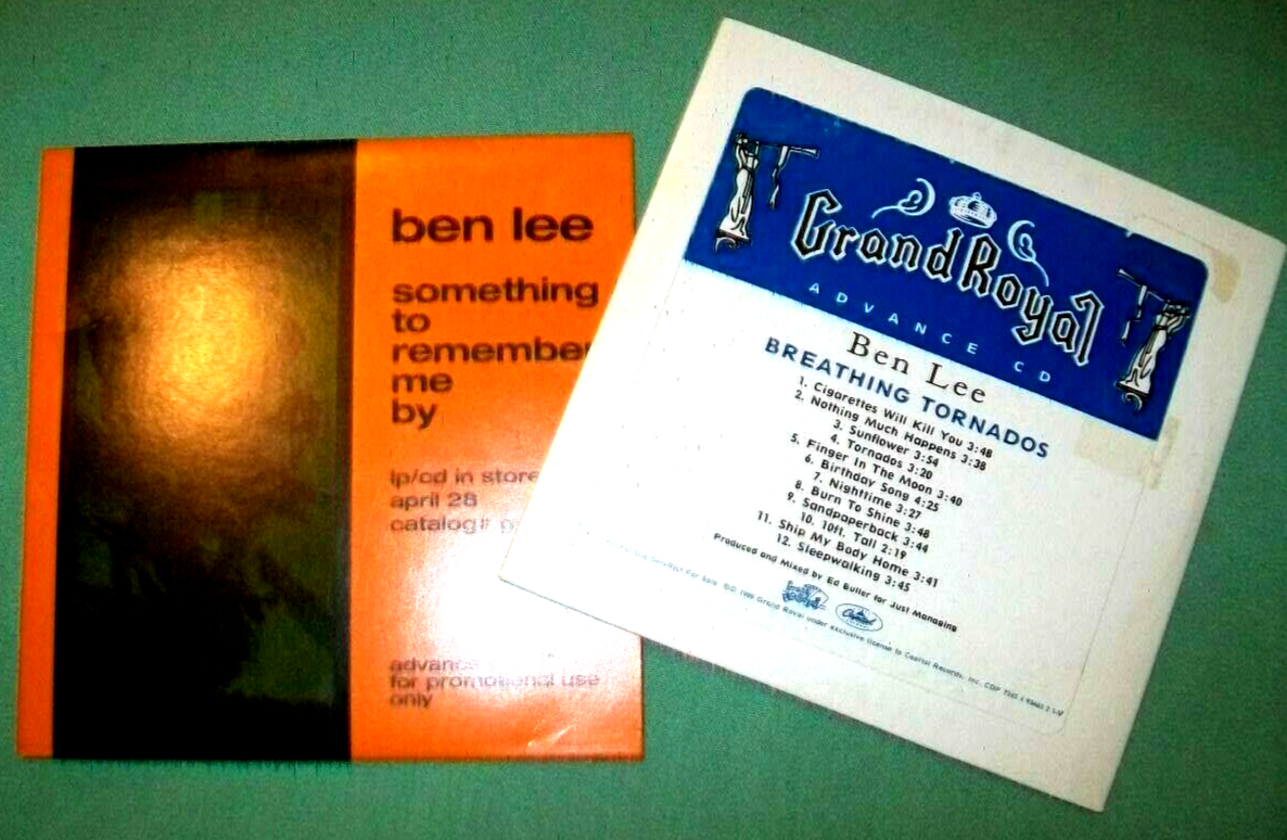 Ben Lee **PROMO CD LOT** Something To Remember -- Breathing Tornados | eBay