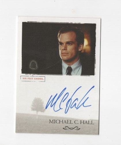 MICHAEL C HALL AUTOGRAPH SIX FEET UNDER 2004 RITTENHOUSE DAVID FISHER ...