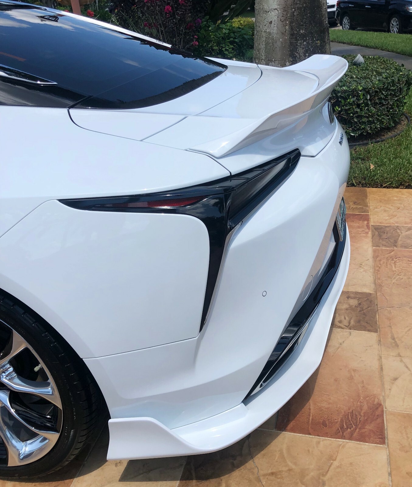 Lexus LC500 2018+ Sport Style Tall Flush Mount Trunk Spoiler Wing Made ...
