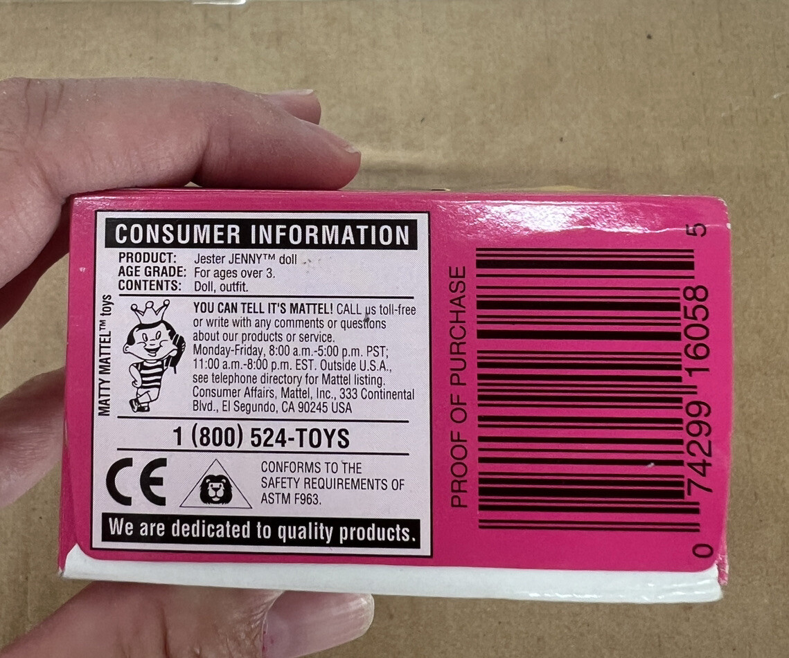 Barbie Kelly Club Jester Jenny Doll Mattel 1999 #24598 NEW | eBay