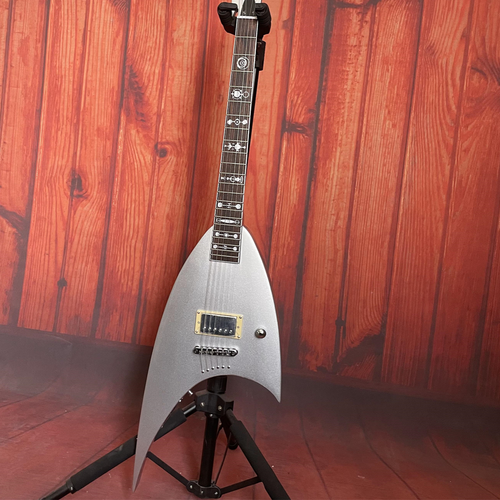 New UFO Metallic Sliver Electric Guitar Strings Thru Body H Pickup ...