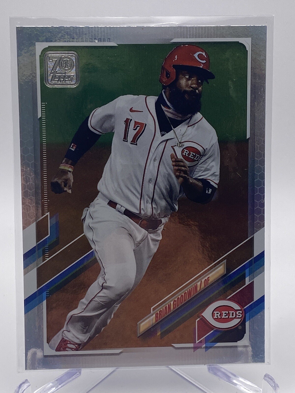 2021 Topps Series 1 Rainbow Foil Brian Goodwin #96 Reds | eBay
