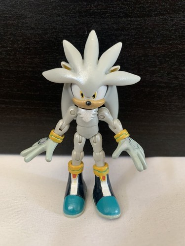Jazwares Silver Metallic Paint Sonic The Hedgehog 3 inch Action Figure ...