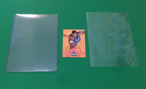 (1) 5x7 Inch Photo & Sports card Protector Rigid Top loader + Sleeve ...