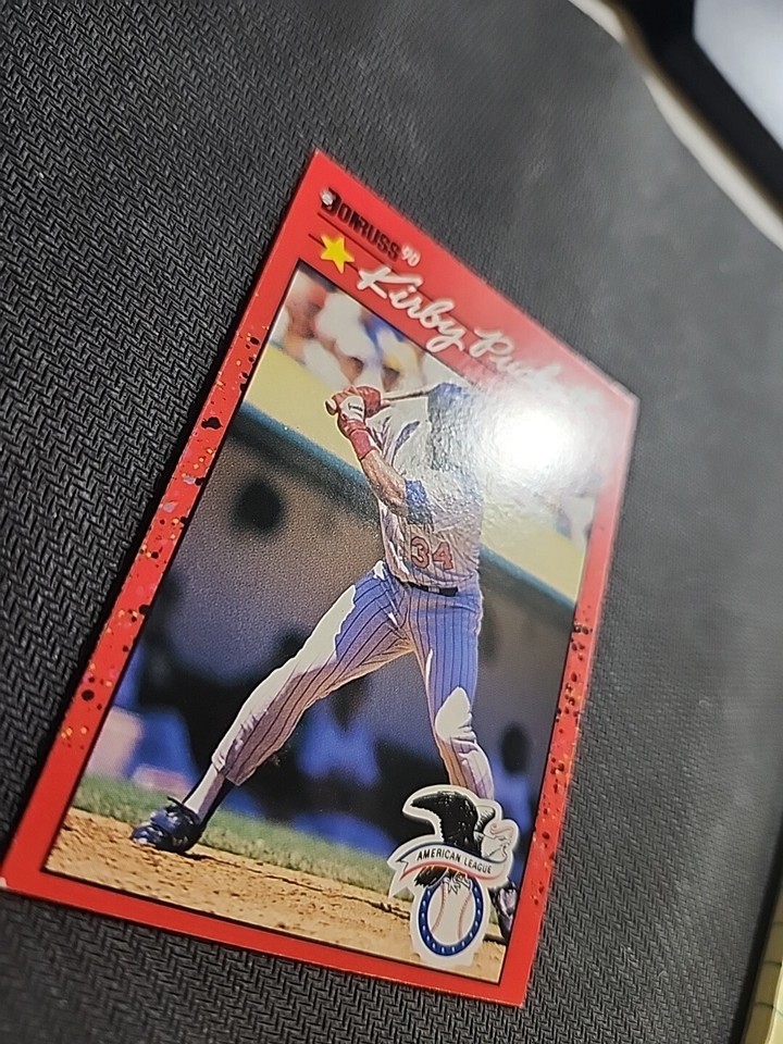 Kirby Puckett Error Card Donruss 1990 BDAY INCORRECT 1961/1960 (RaeM ...