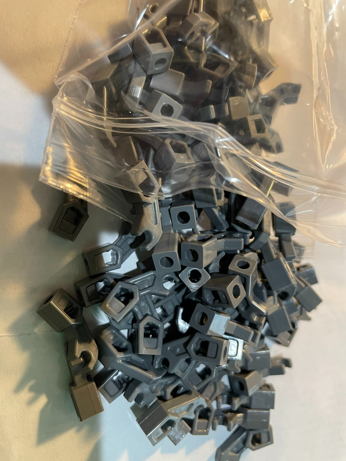 LEGO-NEW-#98313-DARK BLUISH GREY-MECHANICAL ARM/BIONICLE/THICK SUPPORT ...