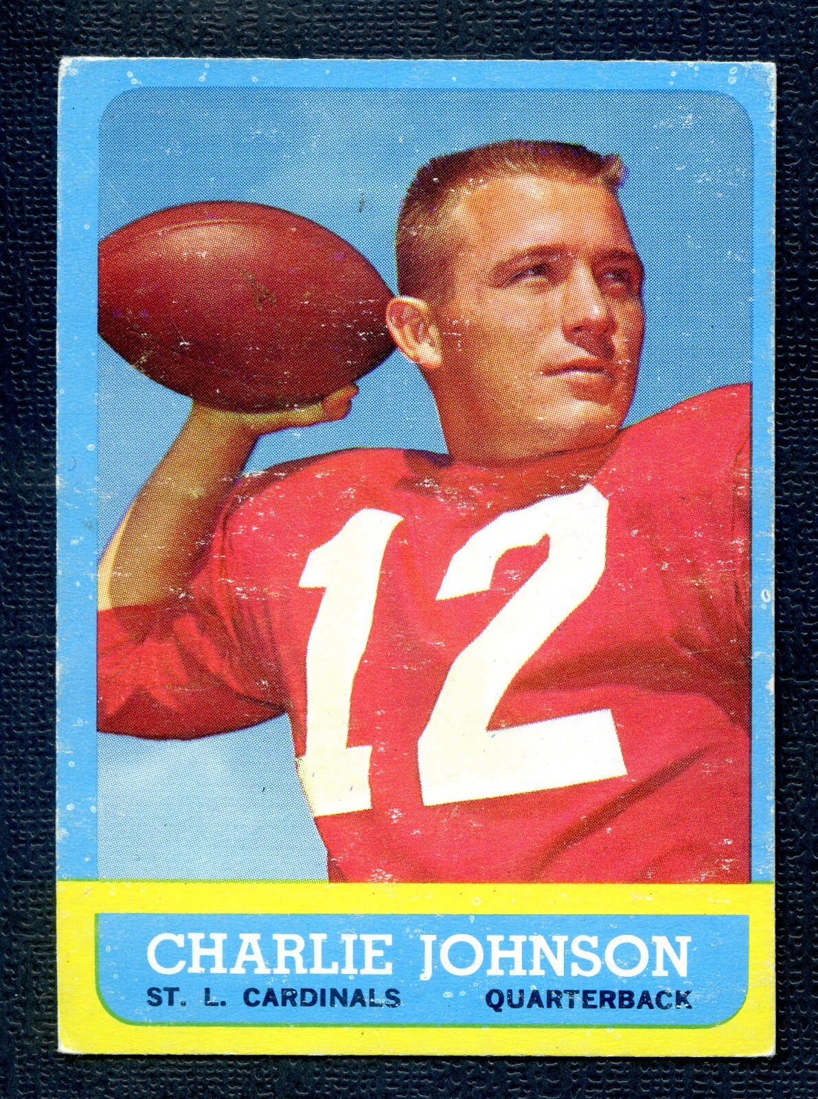 1963 Topps #146 Charley Johnson (R) - St. Louis Cardinals Vg/Ex+ | eBay