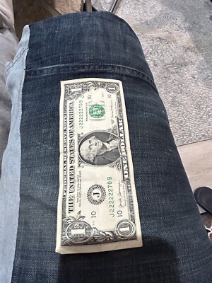 Rare- Six Of A Kind (22222270) Trinary, Repeater, 2017 Dollar Bill ...