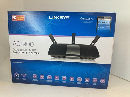 Linksys EA6900 AC1900 1900 Mbps 5 Port Wireless Router - Box ...