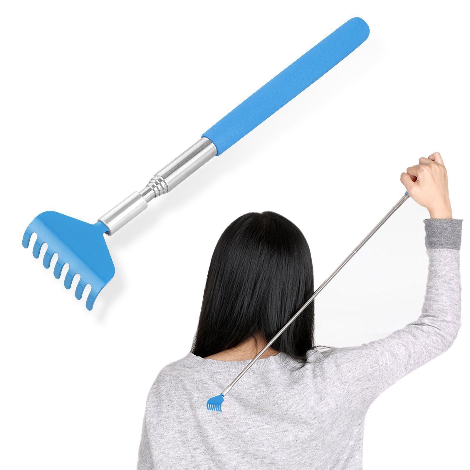 BEAR CLAW / RAKE BACK SCRATCHER Metal Extending Massager Telescopic ...