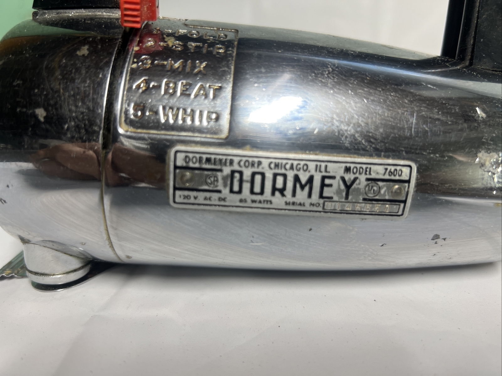 Vintage Dormeyer Dormey 7600 electric 5 Setting Hand Mixer blender No ...