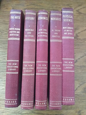 the new educational library odhams x 5 books | eBay