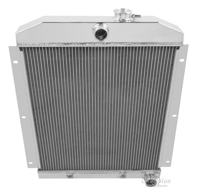 1949-1954 Chevrolet Truck All Aluminum 4 Row Core KR Champion Radiator ...