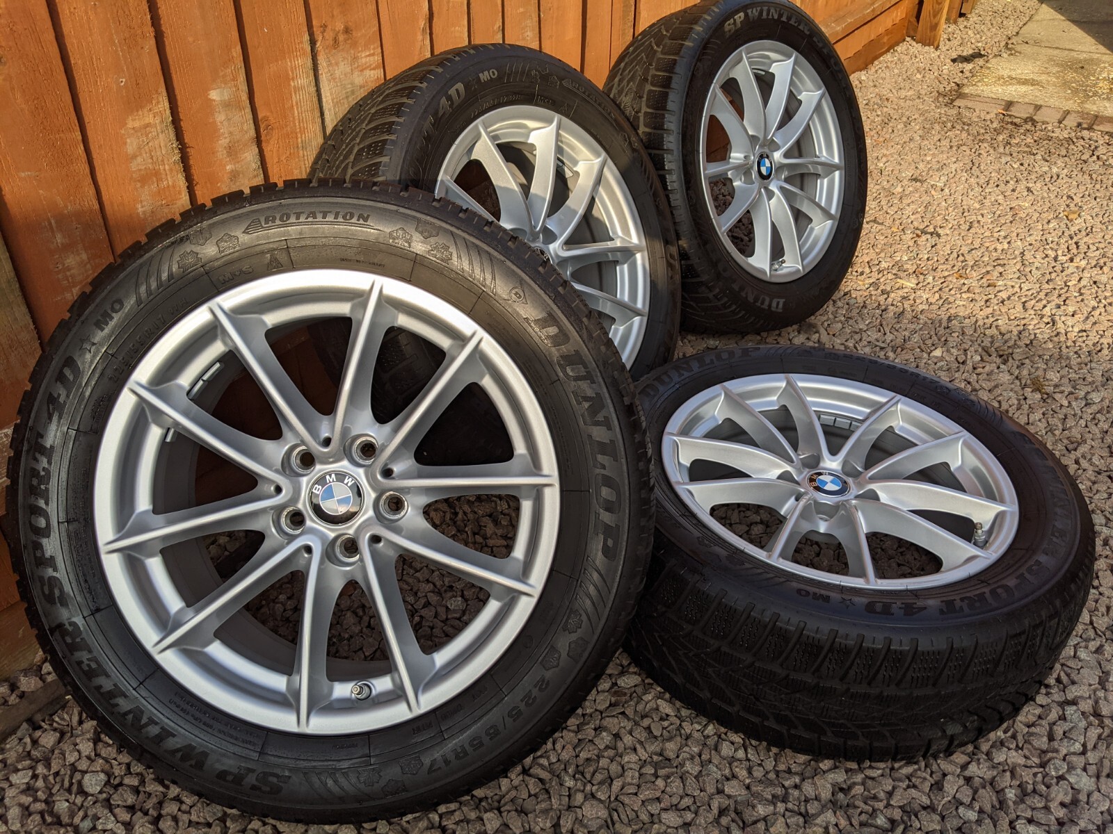 Genuine BMW 17 inch Winter ALLOY WHEELS 5x112 VW T4 Audi Mercedes BMW G ...