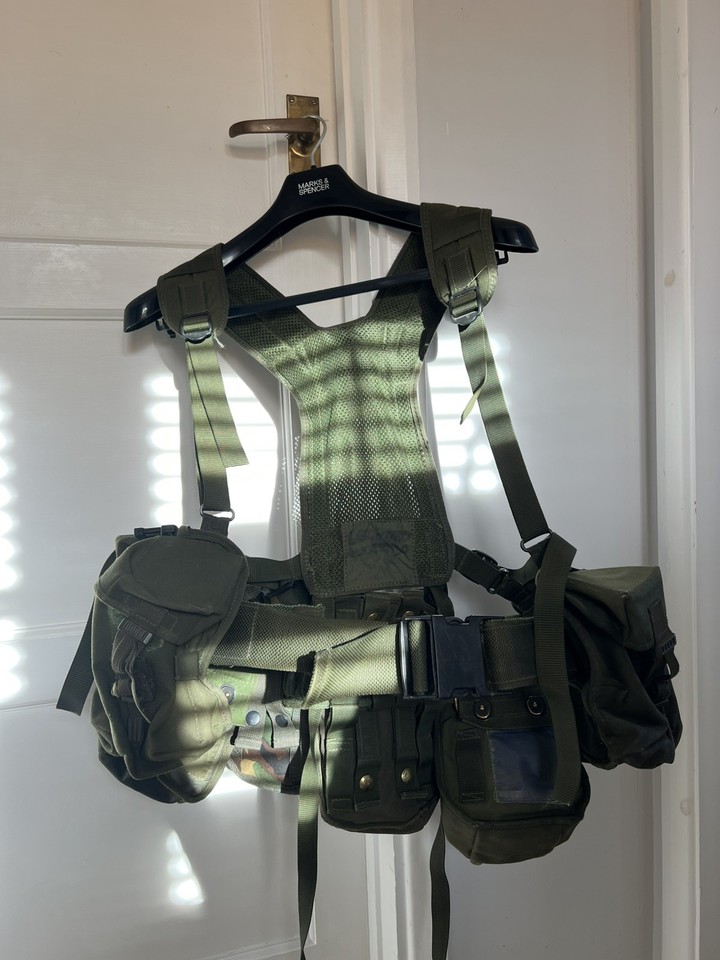 Genuine British Army Issue infantry PLCE belt kit webbing | eBay UK