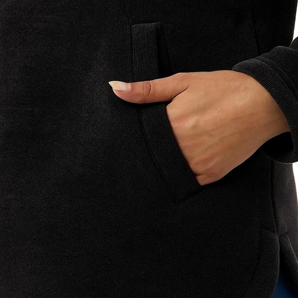 32 Degrees Heat Women's Mock Neck Fleece 1/4 Zip Pullover Sweater with ...