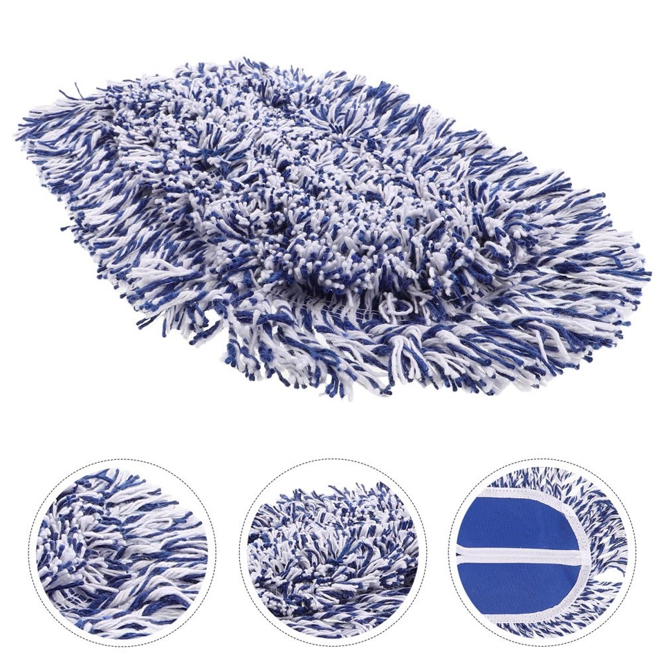 Hardwood Floor Mop Heads Refill Washable Replacement Cotton Dry Wet ...