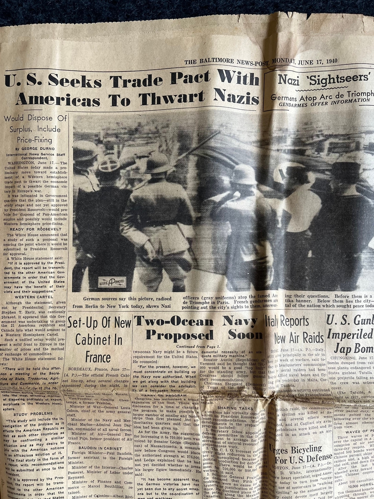 1940 WW2 French Surrender to Germany - Paris Falls World War 2 ...