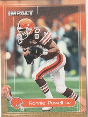 FREE SHIPPING-MINT-2000 Impact Ronnie Powell #38 BROWNS | eBay