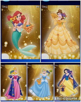 Topps Disney Collect Digital 5 Card Costume Couture Gold Insert Set | eBay