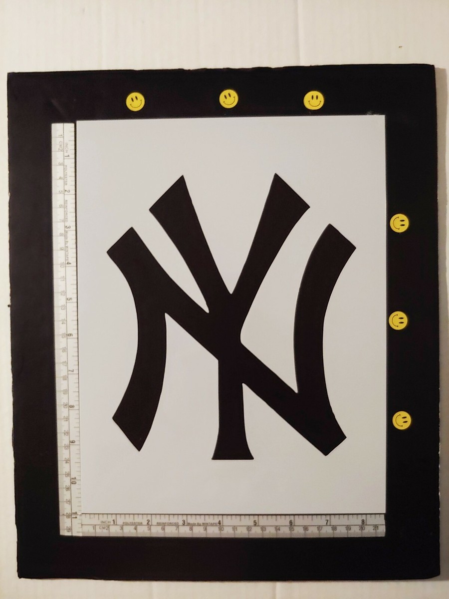 Yankees Logo Stencil New York Yankees Outlined 3d Logo By Spencer 3D