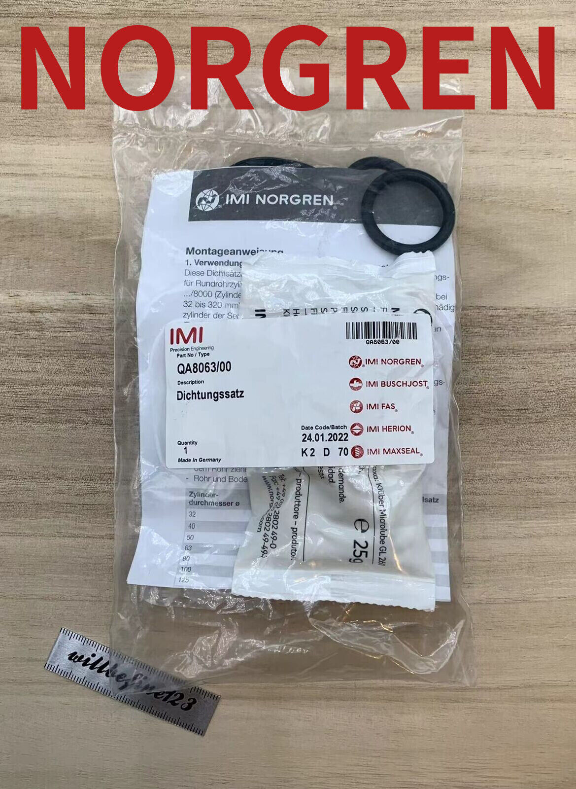 1set QA/8063/00 Cylinder Service Kit | eBay