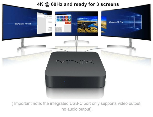 MINIX NEO J50C-4 Max 8GB/240GB Intel Pentium Silver Mini PC with ...