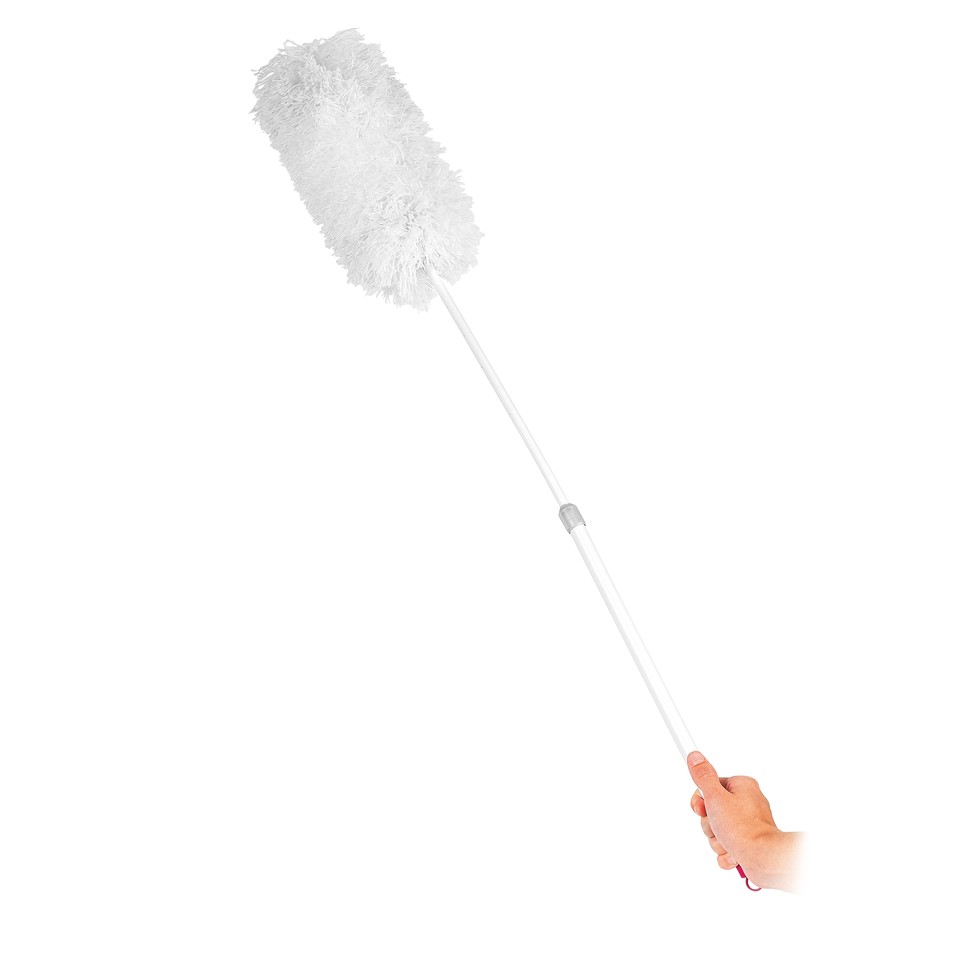 Kleeneze Fluffy Duster Cobweb Dust Cleaner Extendable Handle Microfibre ...