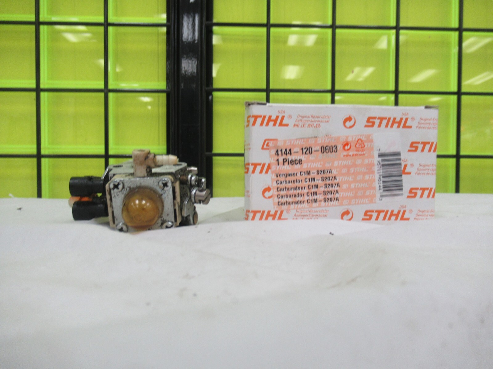 Used OEM Genuine Stihl 4144 120 0603 ZAMA Carburetor C1M-S207A FS 40 56 ...
