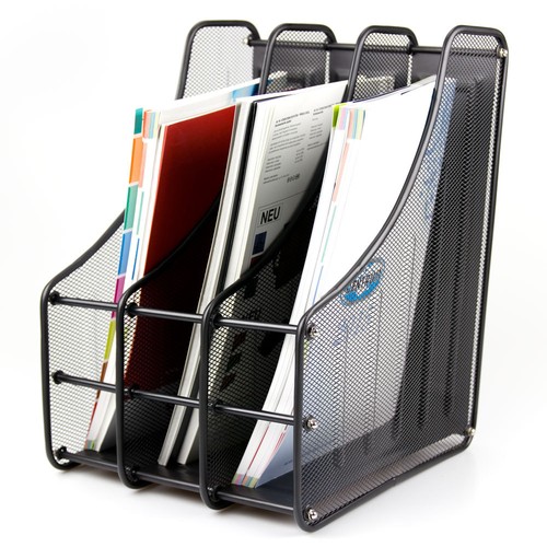 Magazine Holder File Document Letter Organiser Storage Office Desk Rack ...