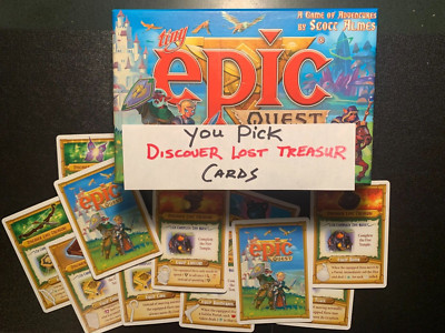 EPIC QUEST Discover Lost Treasure Cards YOU PICK 2018 Replacement Cards ...