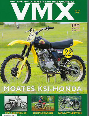 VMX #39 Vtg Motocross Dirt Bike Moates KSI Honda Parilla McQueen ...