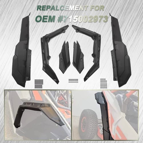 For 2017-2023 CAN AM Maverick Max 1000 R Super Extended Fender Flares ...